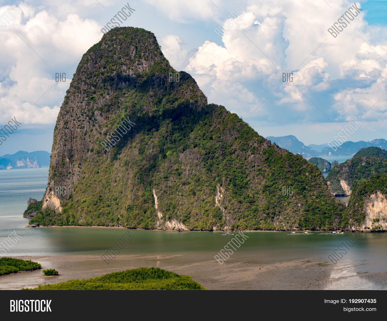 Island Mountain Sea Image & Photo (Free Trial) | Bigstock