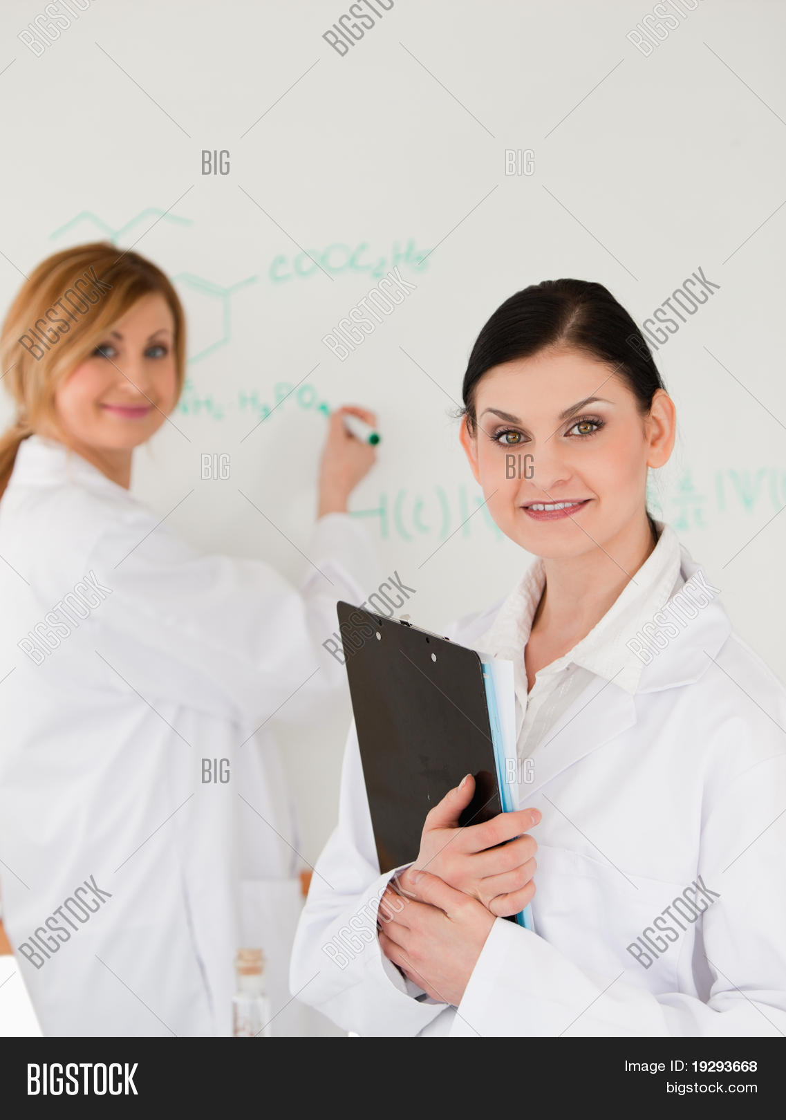 Two Scientists Posing Image & Photo (Free Trial) | Bigstock