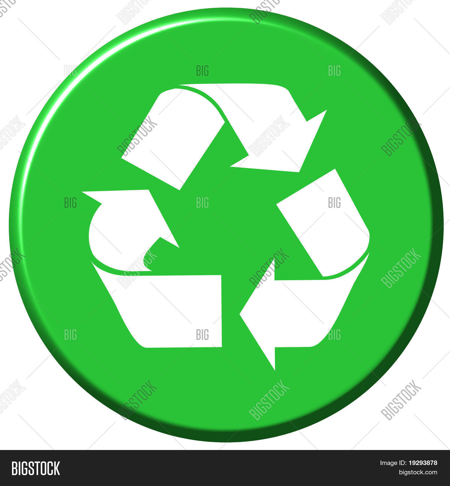 Recycle Button Image & Photo (Free Trial) | Bigstock