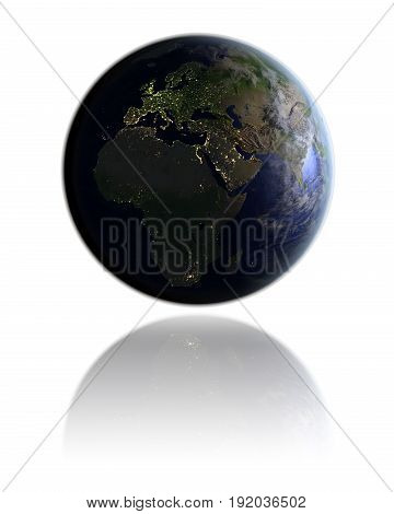Emea Region On Globe Image & Photo (Free Trial) | Bigstock