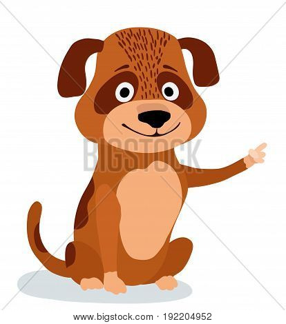 Cute Cartoon Dog Vector & Photo (Free Trial) | Bigstock