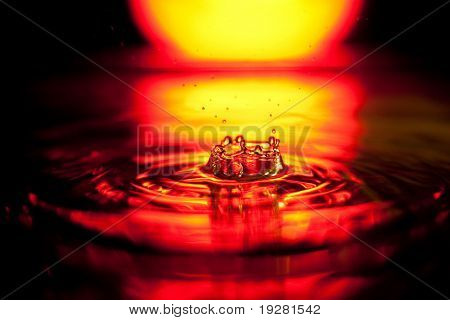 Splash Water Drop Red- Image & Photo (Free Trial) | Bigstock
