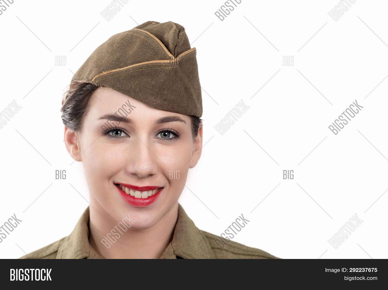 Pretty Young Woman Ww2 Image & Photo (Free Trial) | Bigstock