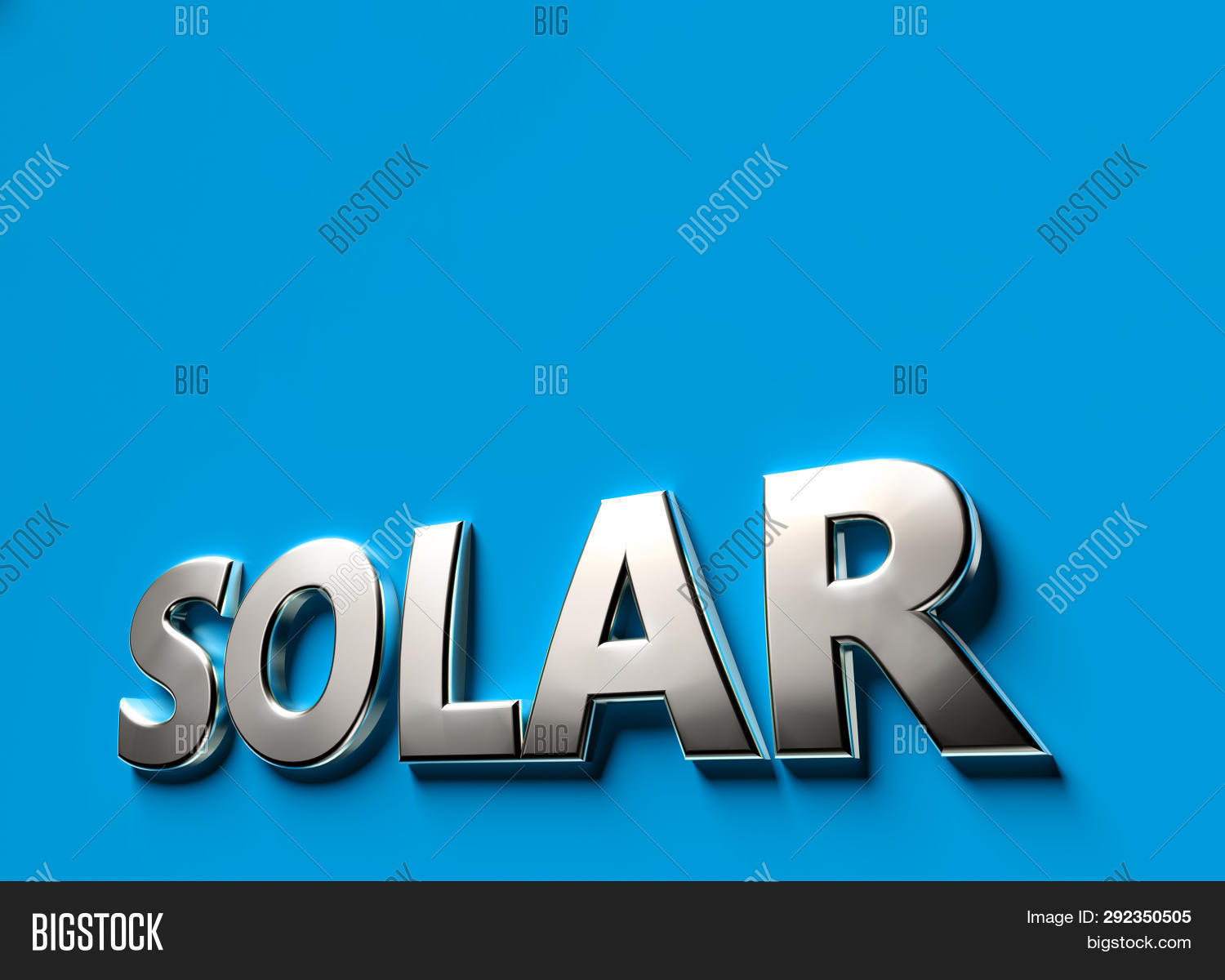 Solar Word 3d Sign Image & Photo (Free Trial) | Bigstock