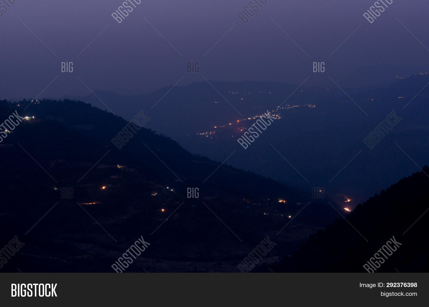 Distant Lights Seen On Image & Photo (Free Trial) | Bigstock