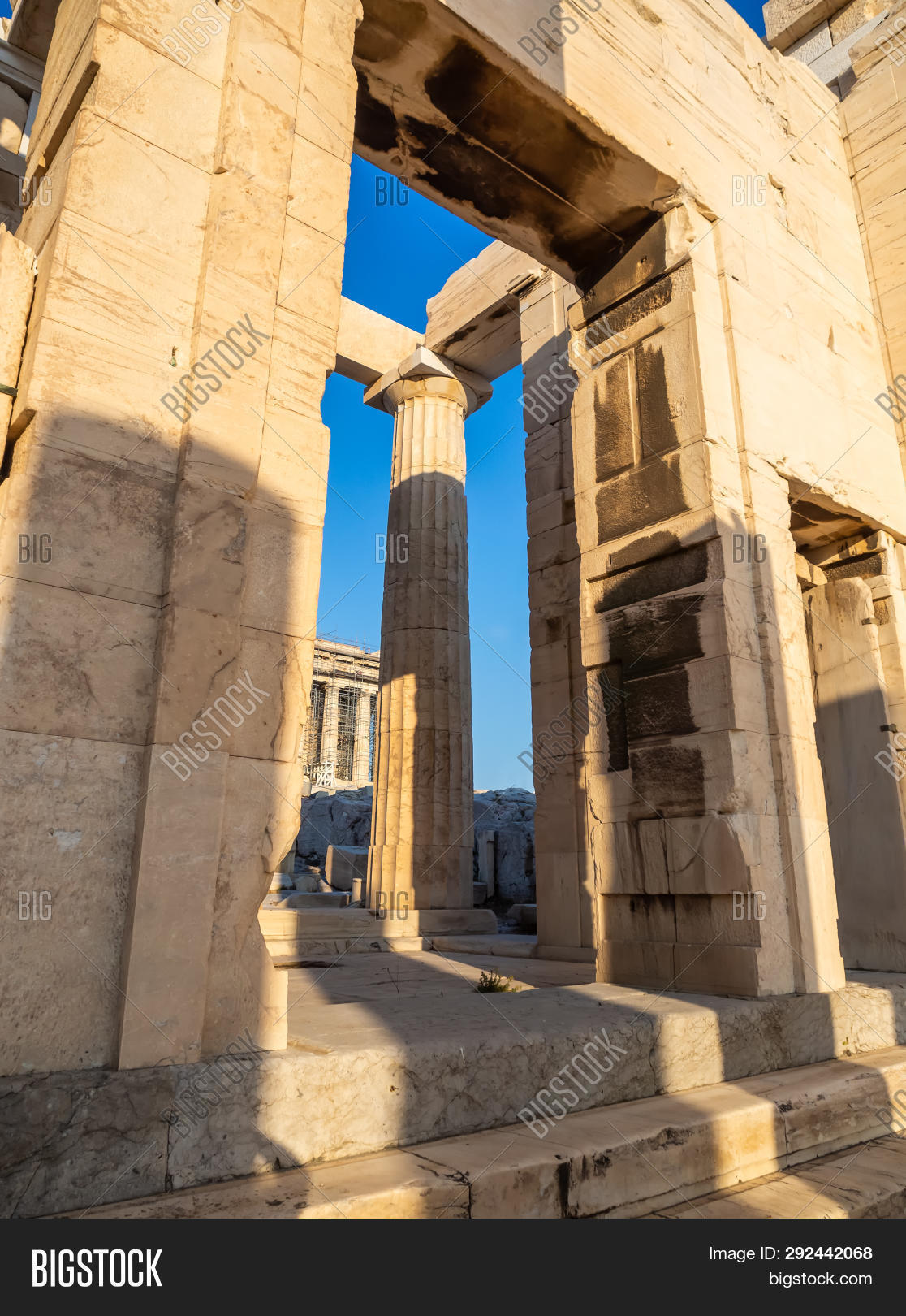 Columns Propylaea Gate Image & Photo (Free Trial) | Bigstock