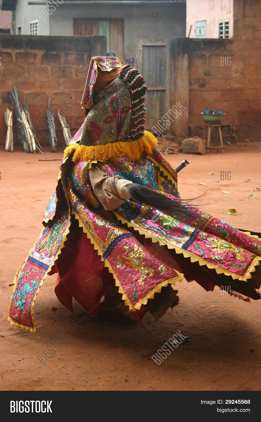 Egun Dancer Bobo Tribe Image & Photo (Free Trial) | Bigstock