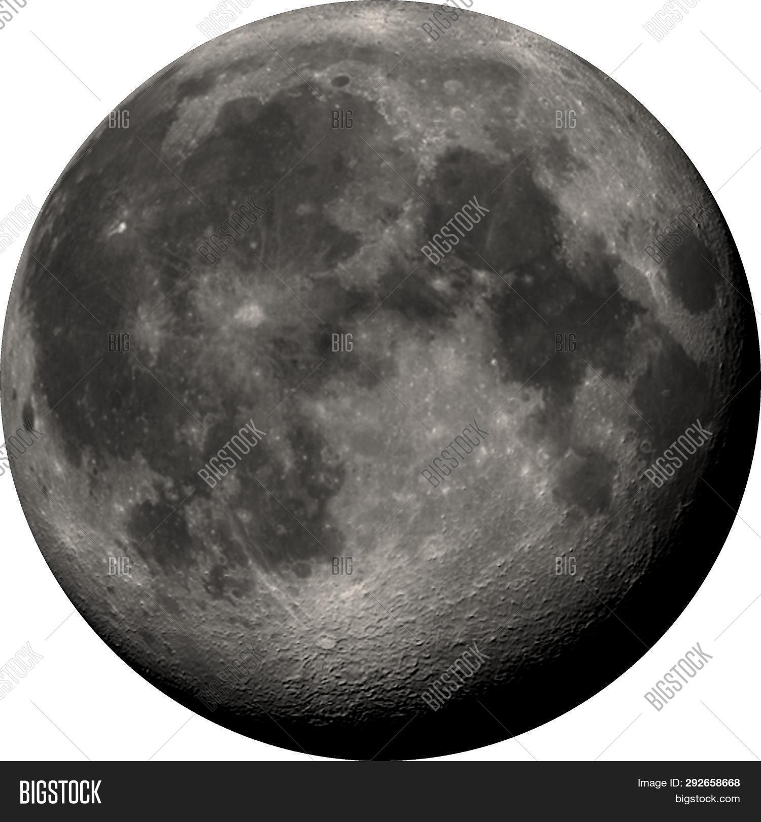 4k Moon Isolated Over Image & Photo (Free Trial) | Bigstock