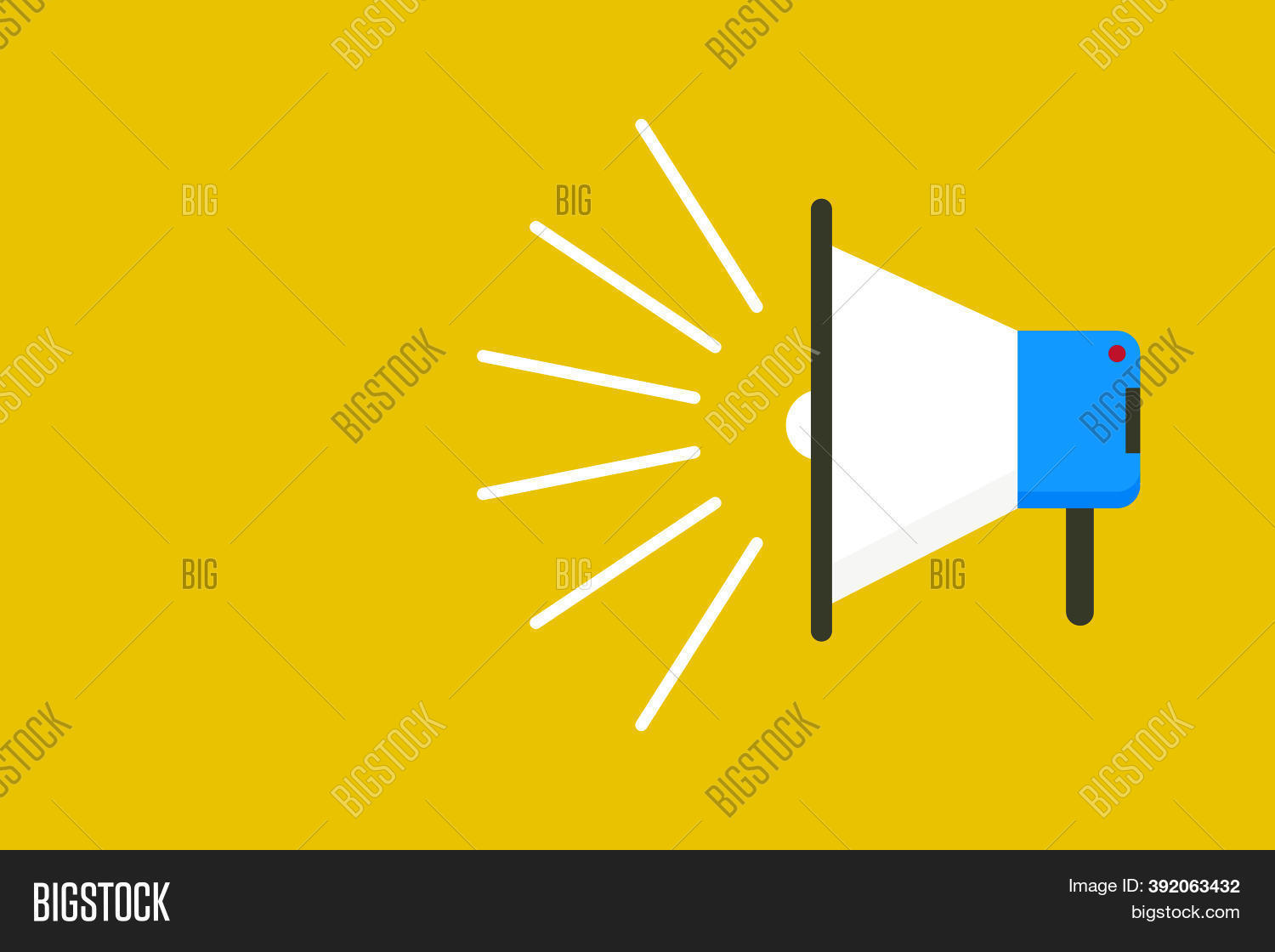 Loud Speaker Symbol. Image & Photo (Free Trial) | Bigstock