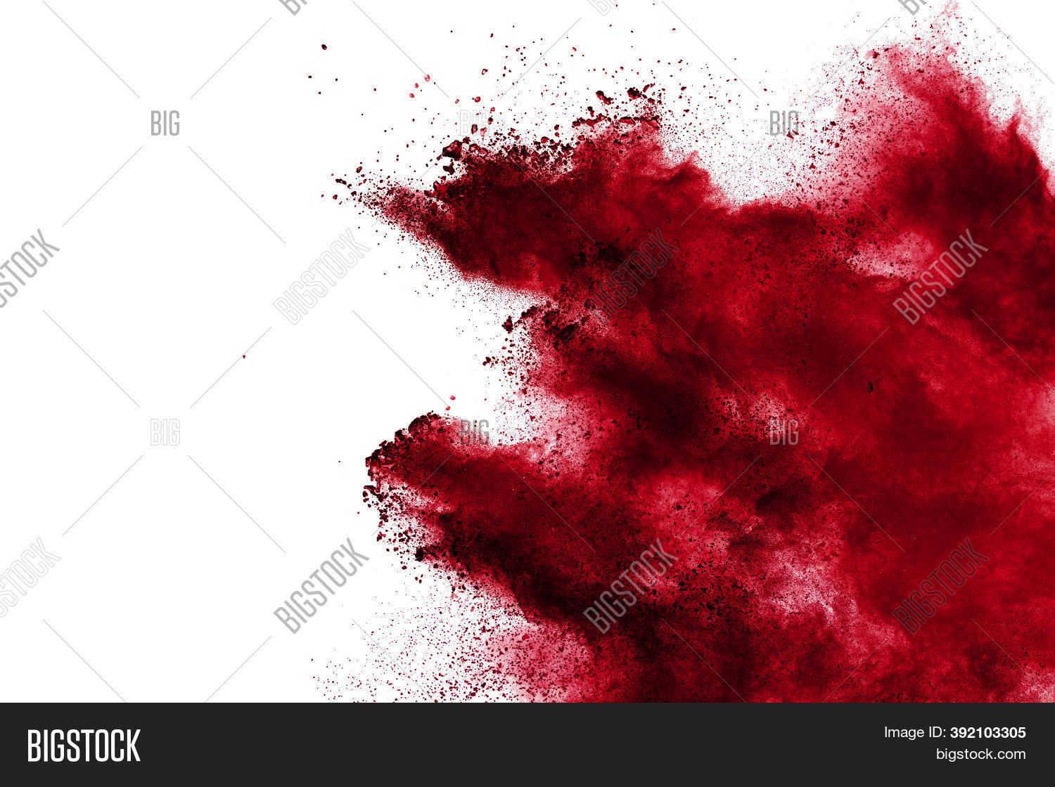 Red Powder Explosion Image & Photo (Free Trial) | Bigstock