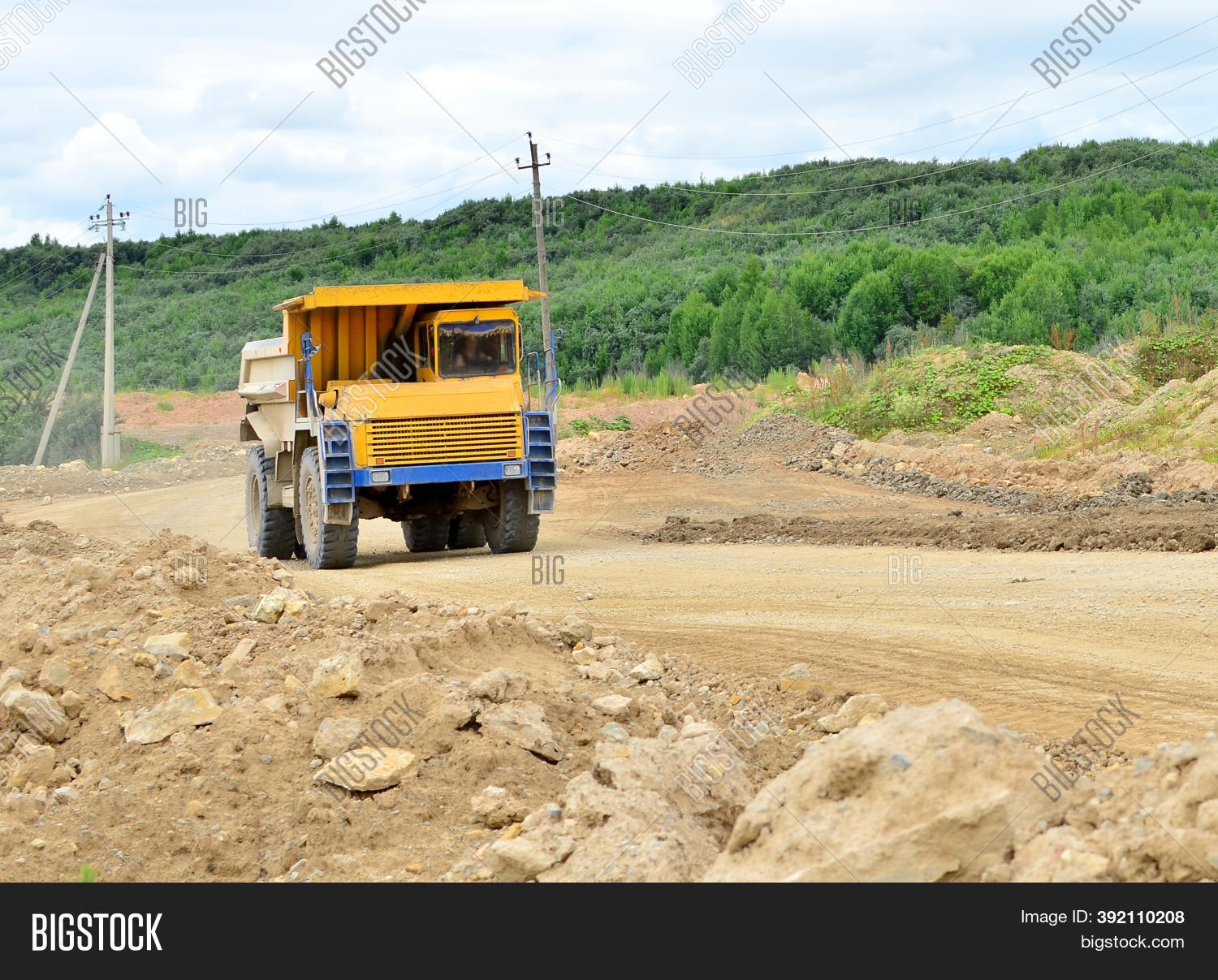 Mining Truck Working Image & Photo (Free Trial) | Bigstock