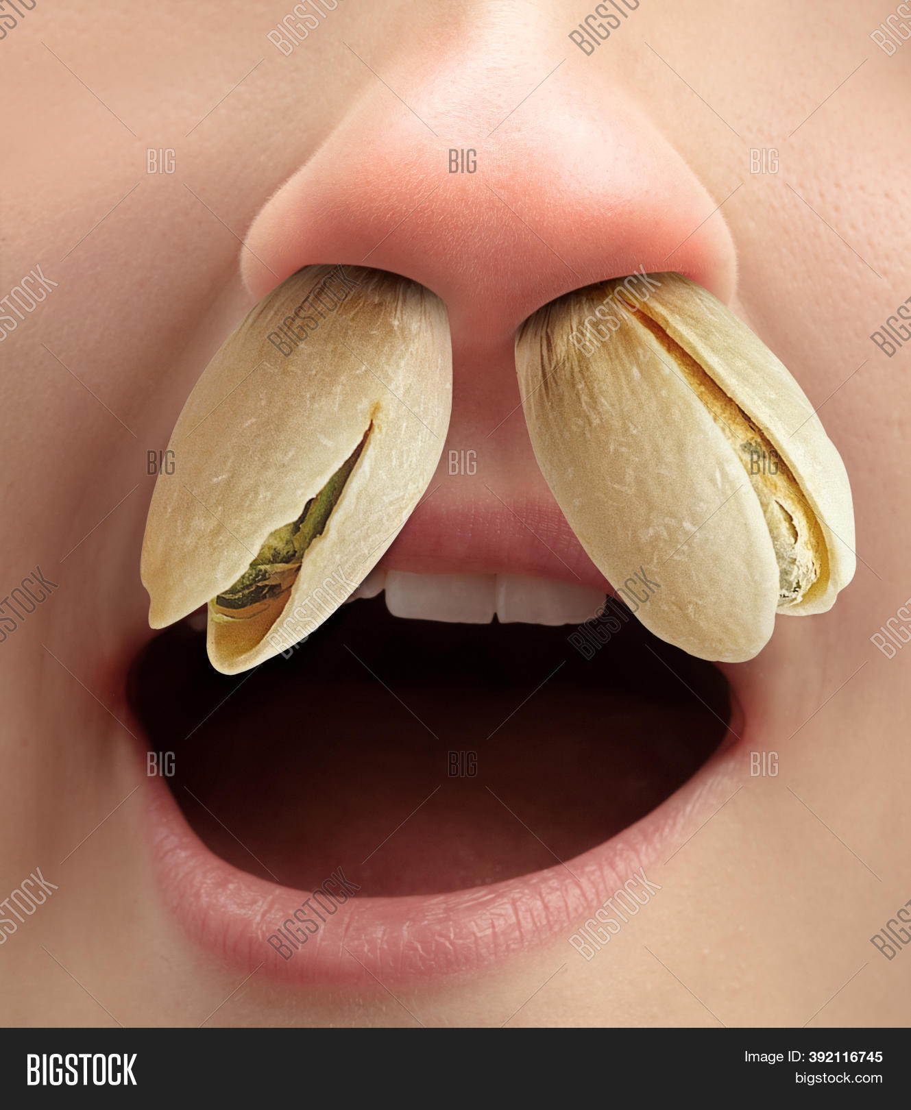 Nuts. Close Human Nose Image & Photo (Free Trial) | Bigstock