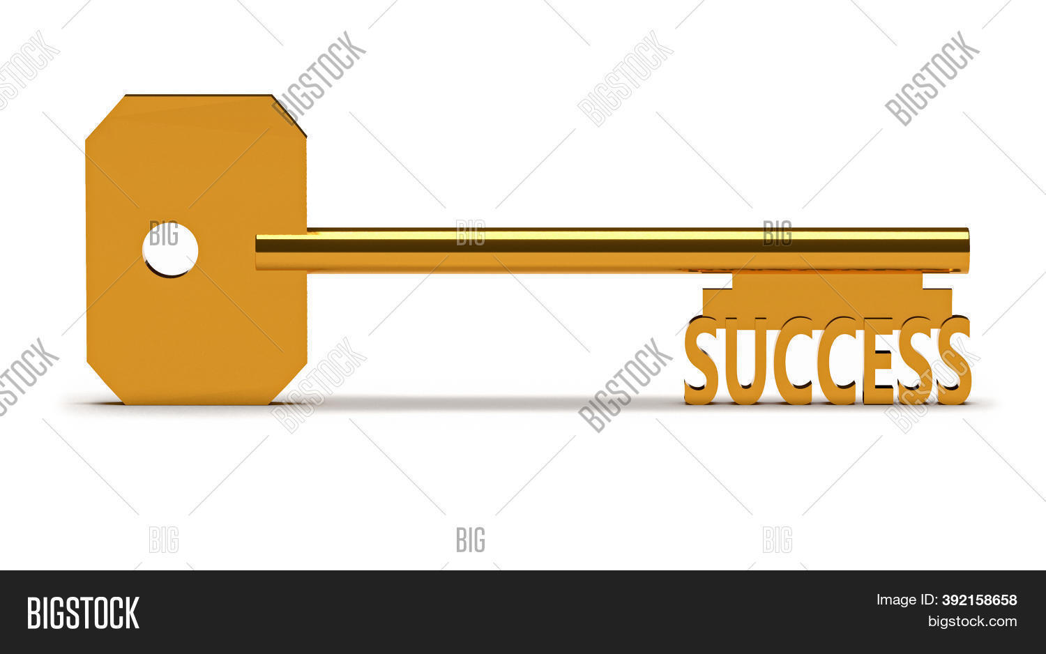 Gold Key Word Success Image & Photo (Free Trial) | Bigstock