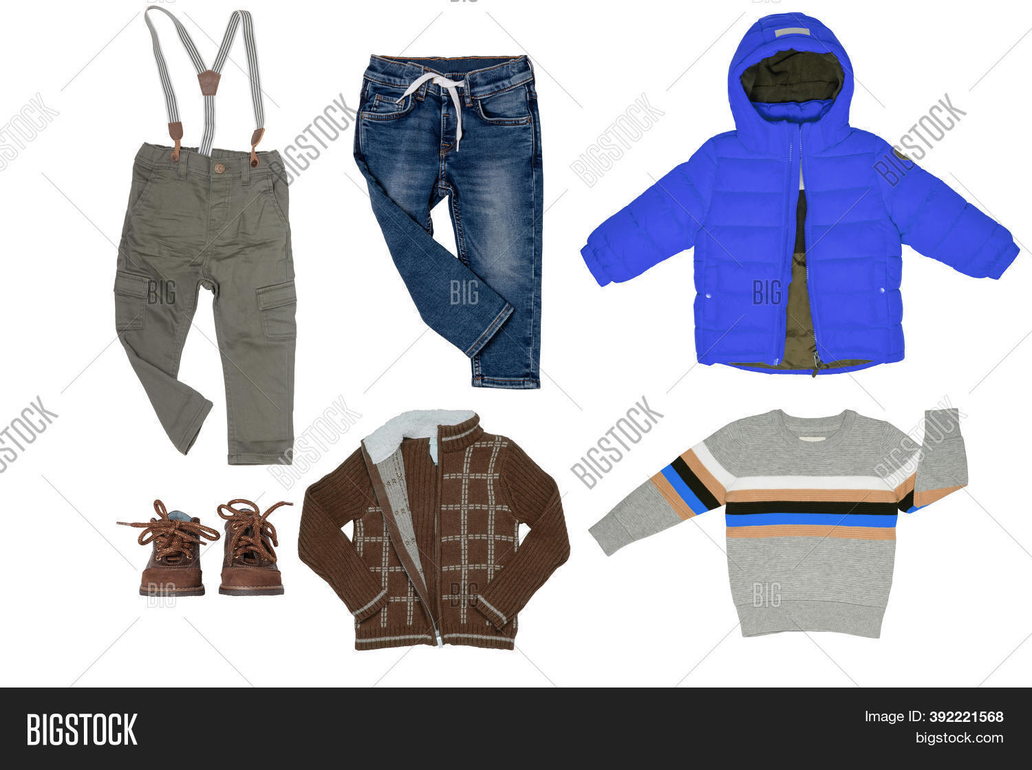 Collage Set Little Boy Image & Photo (Free Trial) | Bigstock