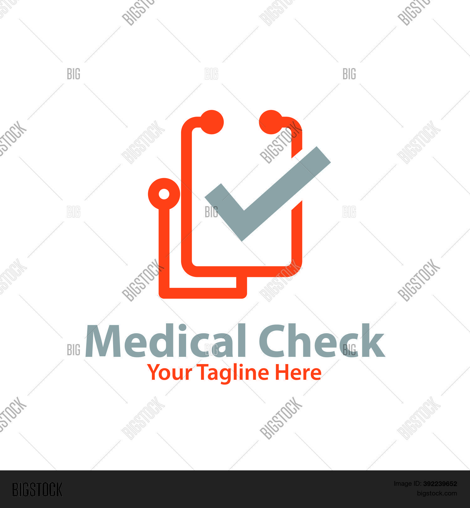 Medical Check Logo Vector & Photo (Free Trial) | Bigstock