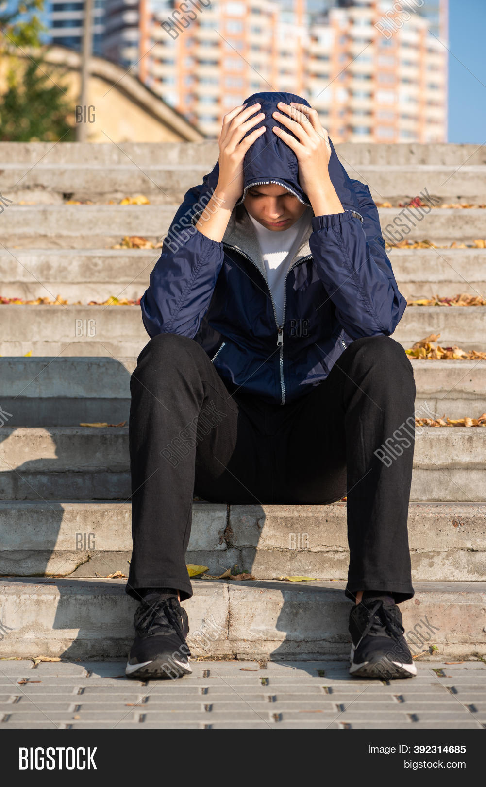 Depressed Teenage Boy Image & Photo (Free Trial) | Bigstock