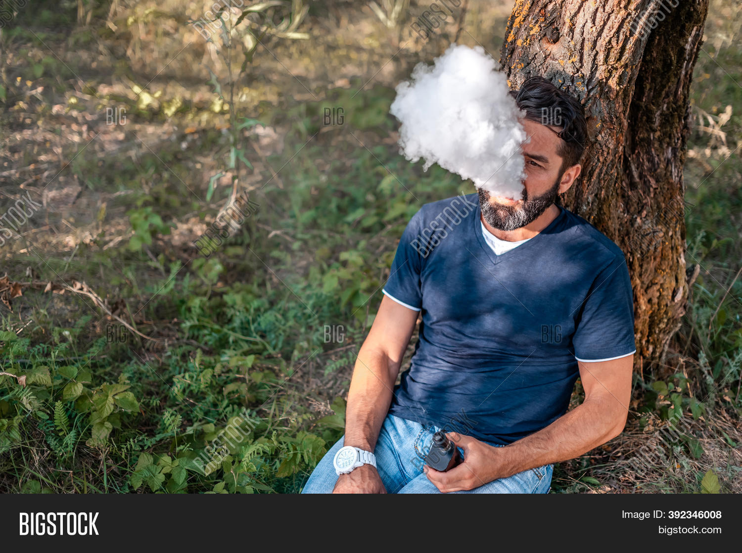 Stylish Vaper Smoking Image & Photo (Free Trial) | Bigstock