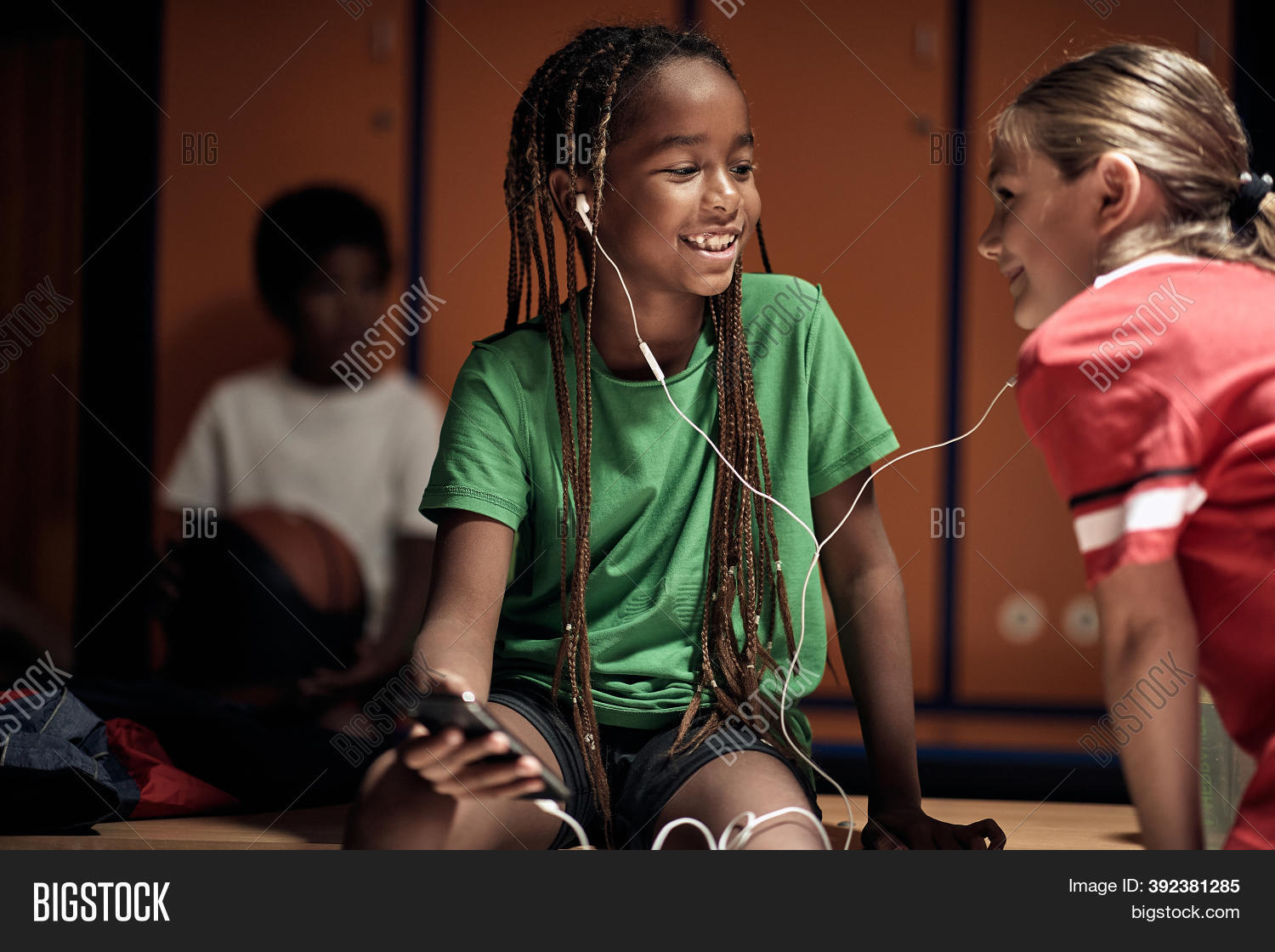 Kids Listening Music Image & Photo (Free Trial) | Bigstock