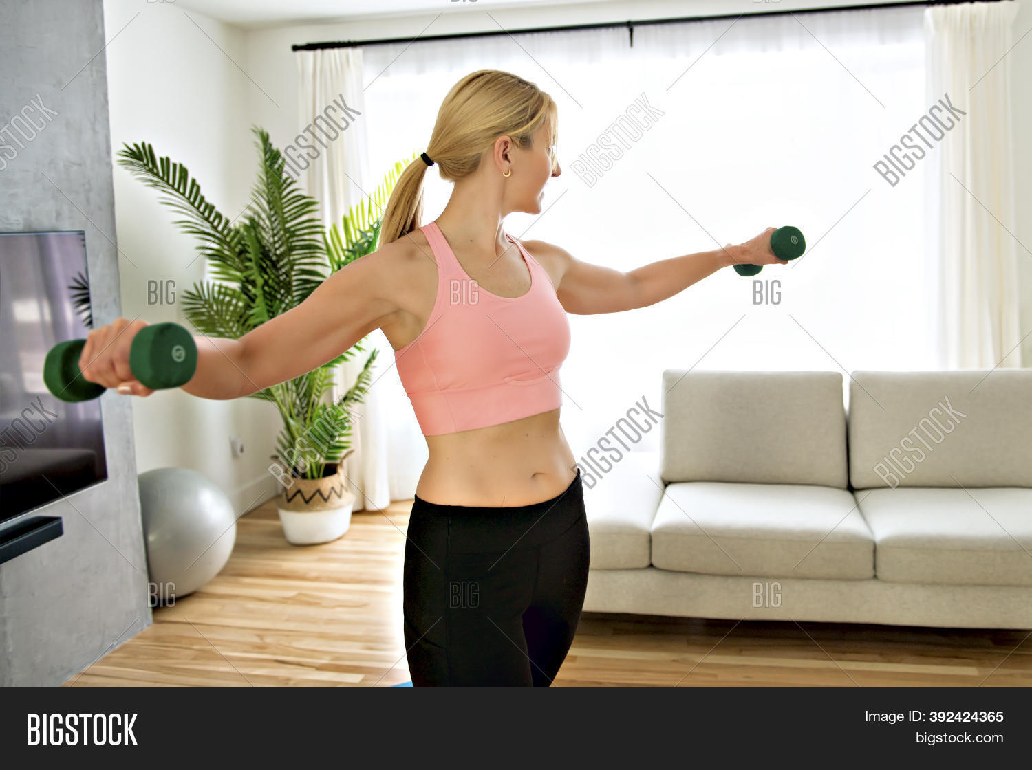 Portrait Fit Woman Image & Photo (Free Trial) | Bigstock