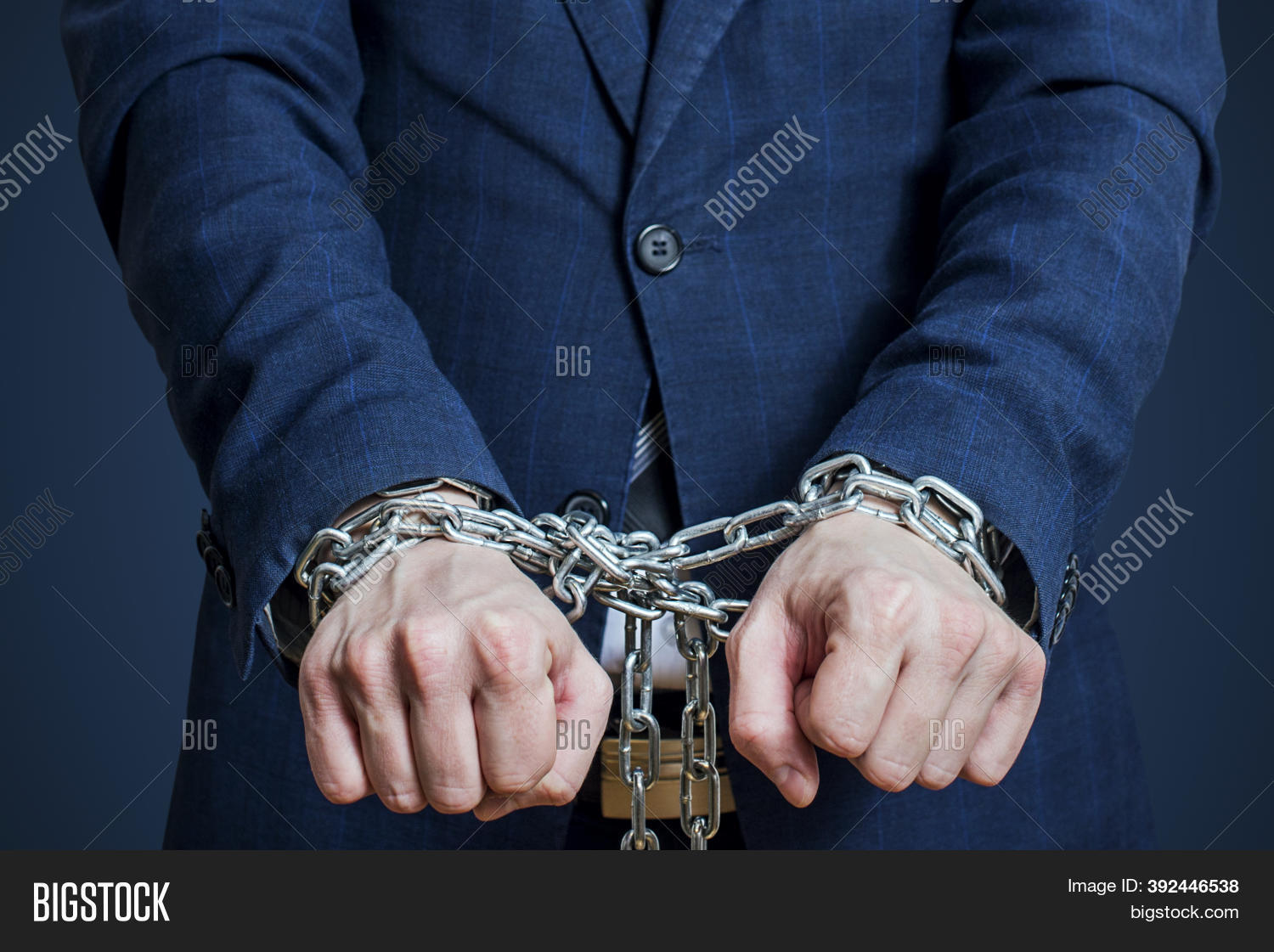 Businessman Chained Image & Photo (Free Trial) | Bigstock