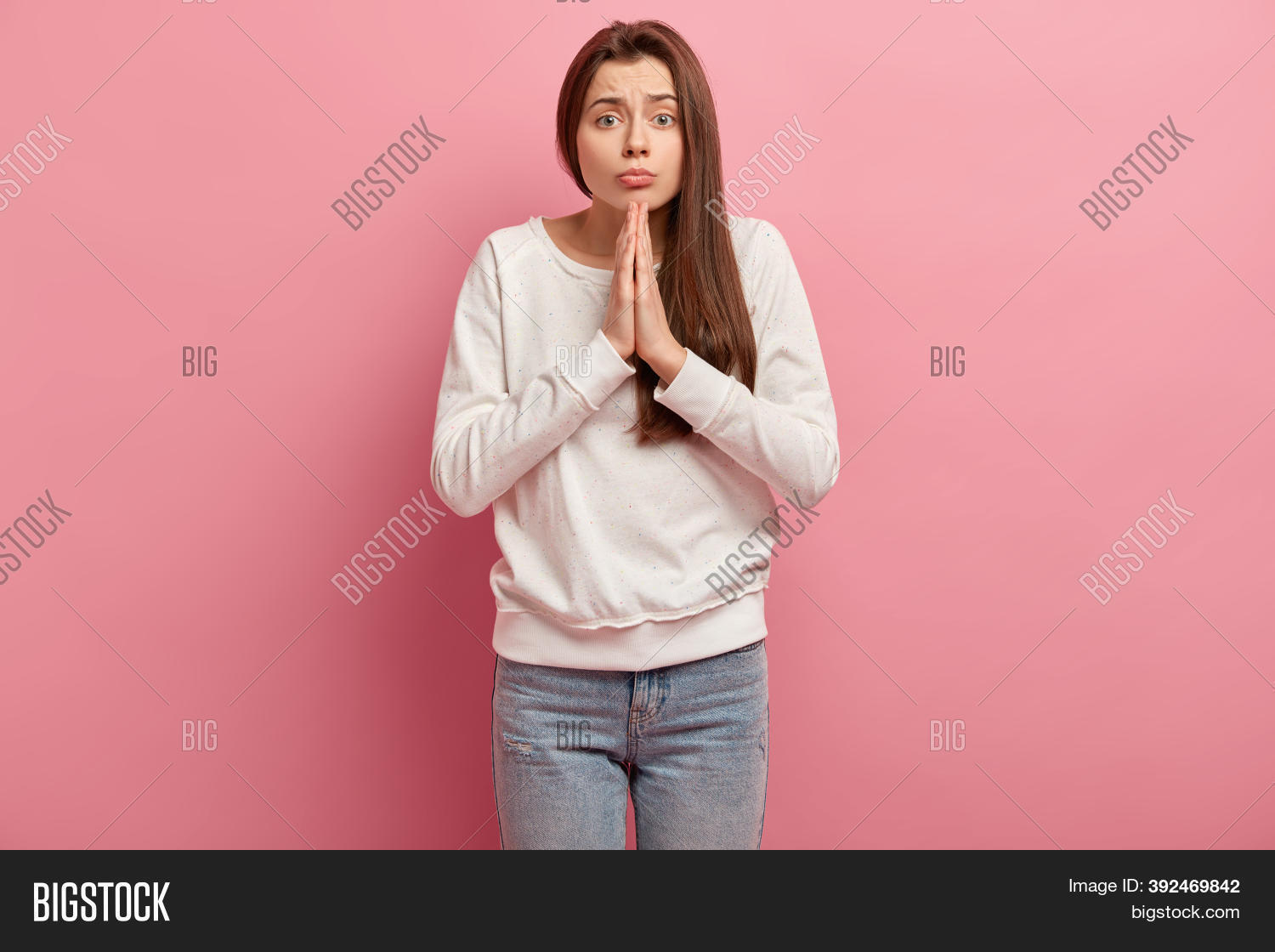 Hopeful Facial Expression