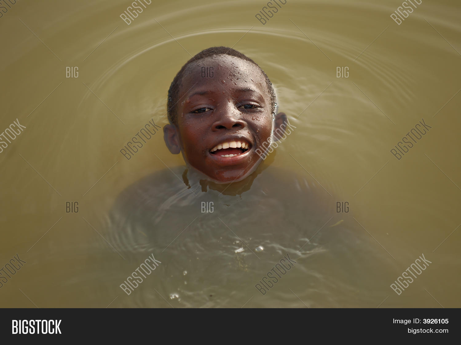 African Boy River Image & Photo (Free Trial) | Bigstock