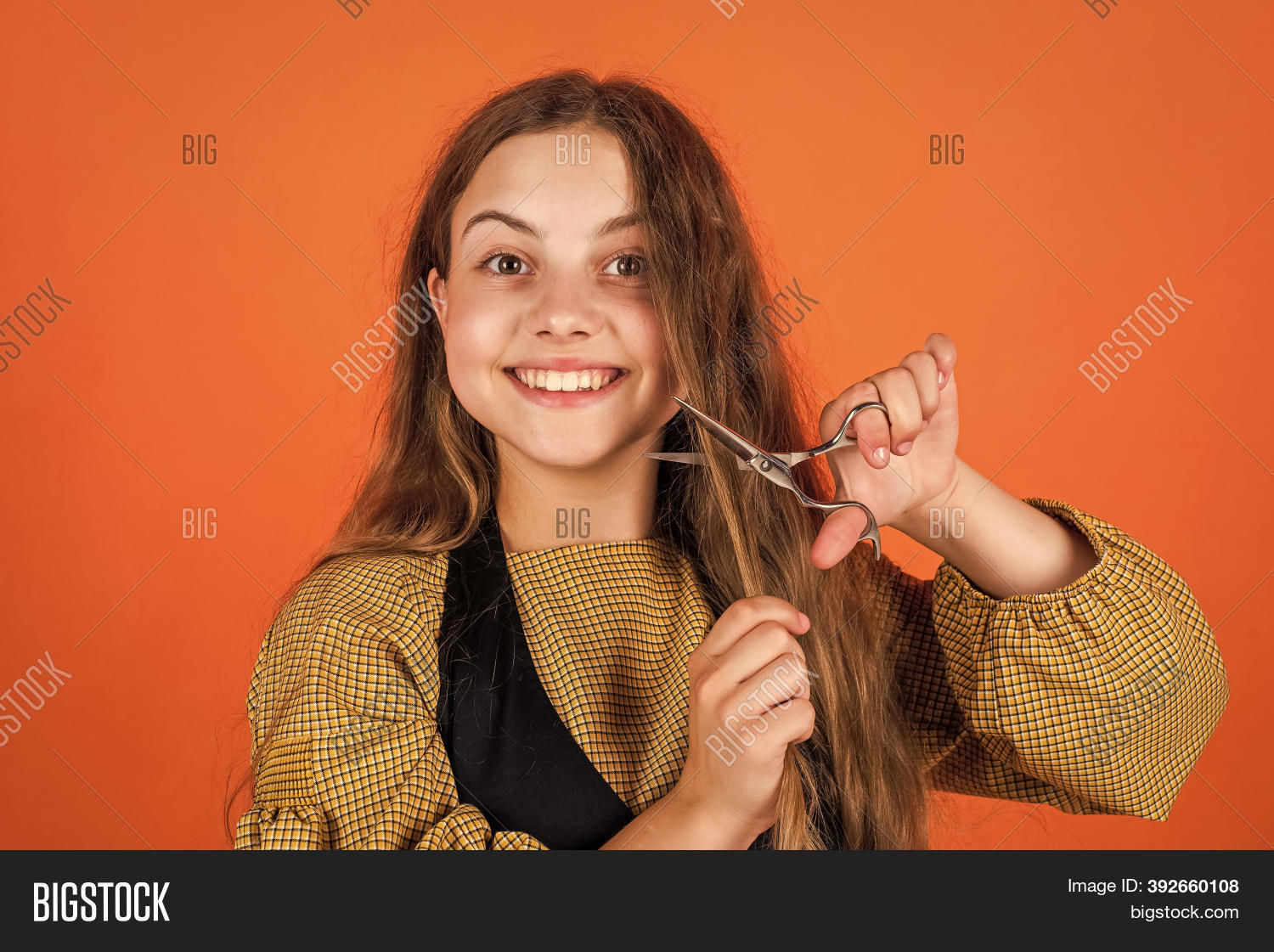 Teen Girl Cut Her Hair Image & Photo (Free Trial) | Bigstock