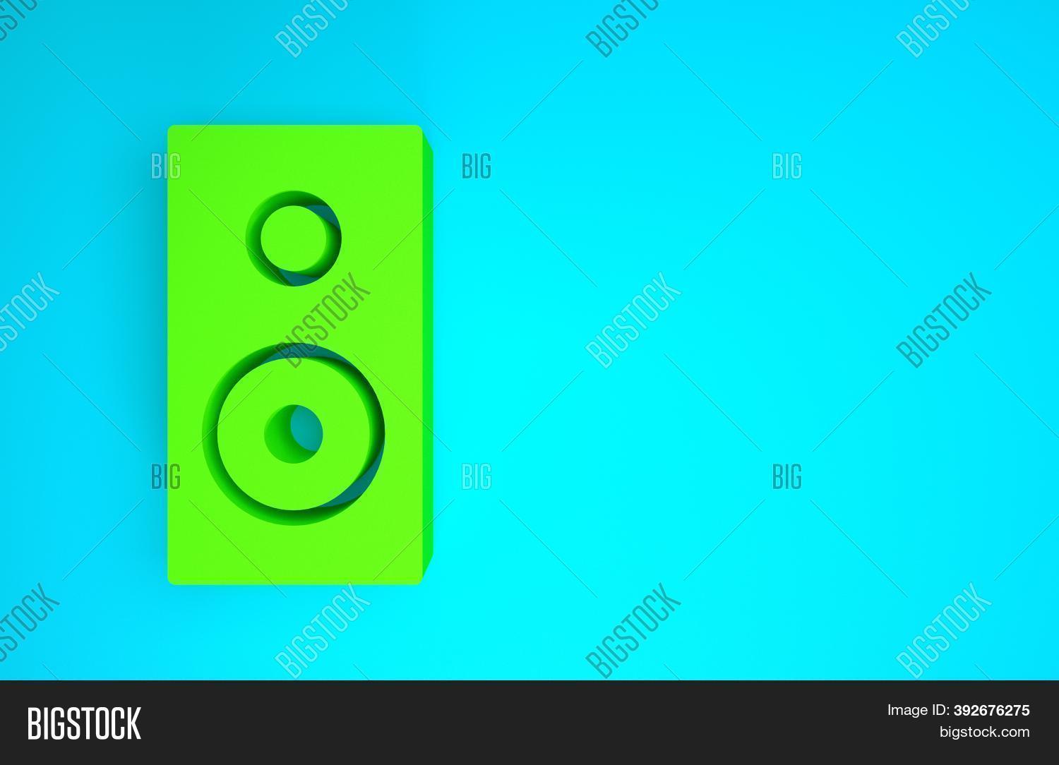 Green Stereo Speaker Image & Photo (Free Trial) | Bigstock
