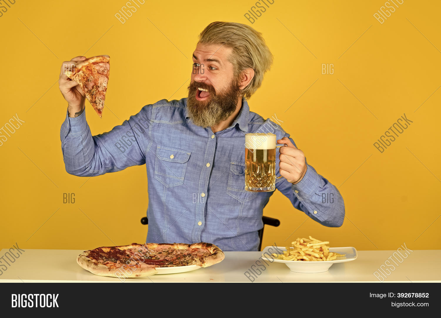 French Fries. Guy Bar Image & Photo (Free Trial) | Bigstock