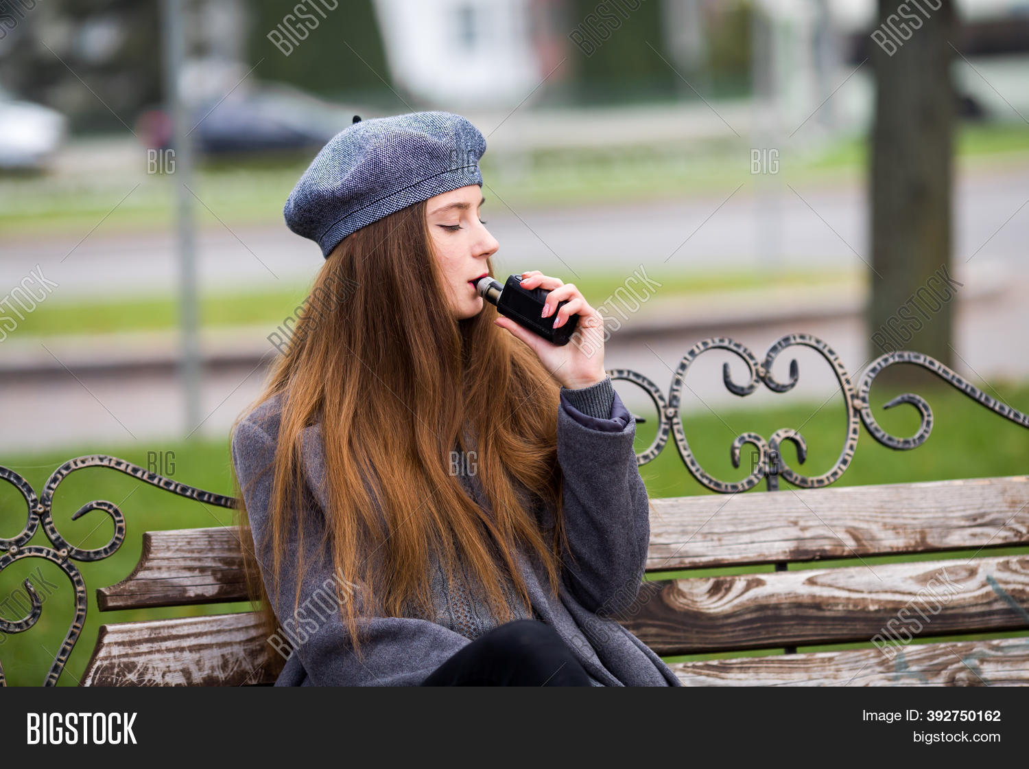 Vaping Teenager. Young Image & Photo (Free Trial) | Bigstock