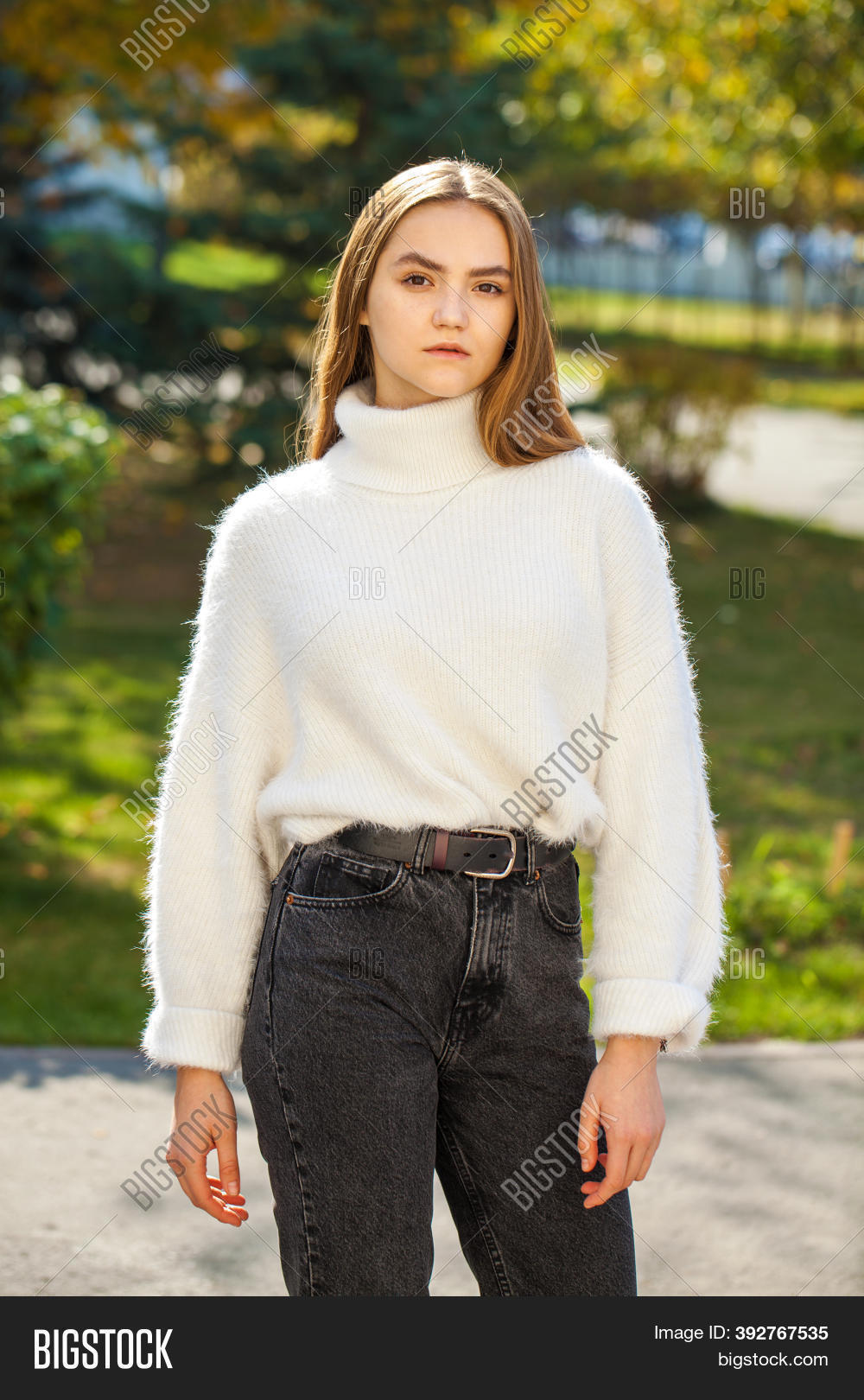 Young Girl Woolen Image & Photo (Free Trial) | Bigstock