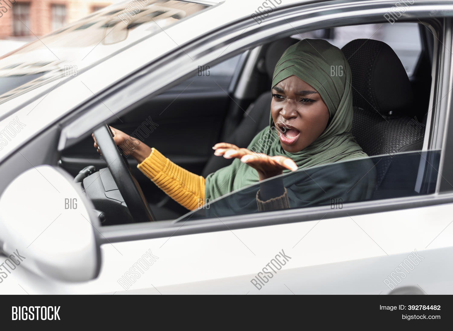 Stressed Driver. Angry Image & Photo (Free Trial) | Bigstock