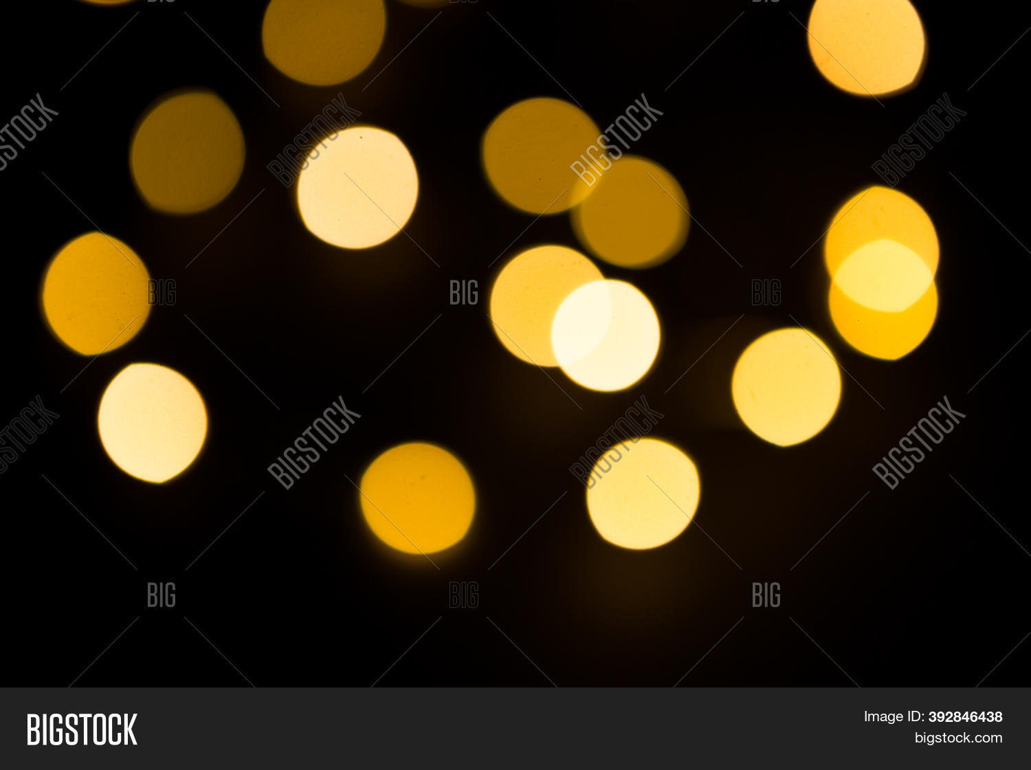 Yellow Gold Lights Image & Photo (Free Trial) | Bigstock