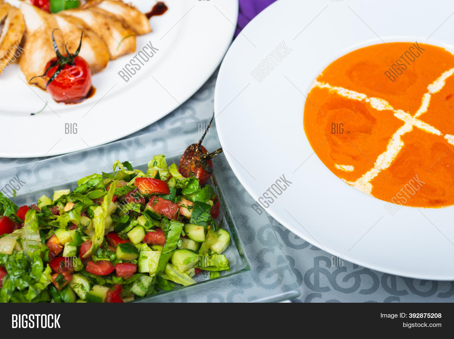 Top View Restaurant Image & Photo (Free Trial) | Bigstock