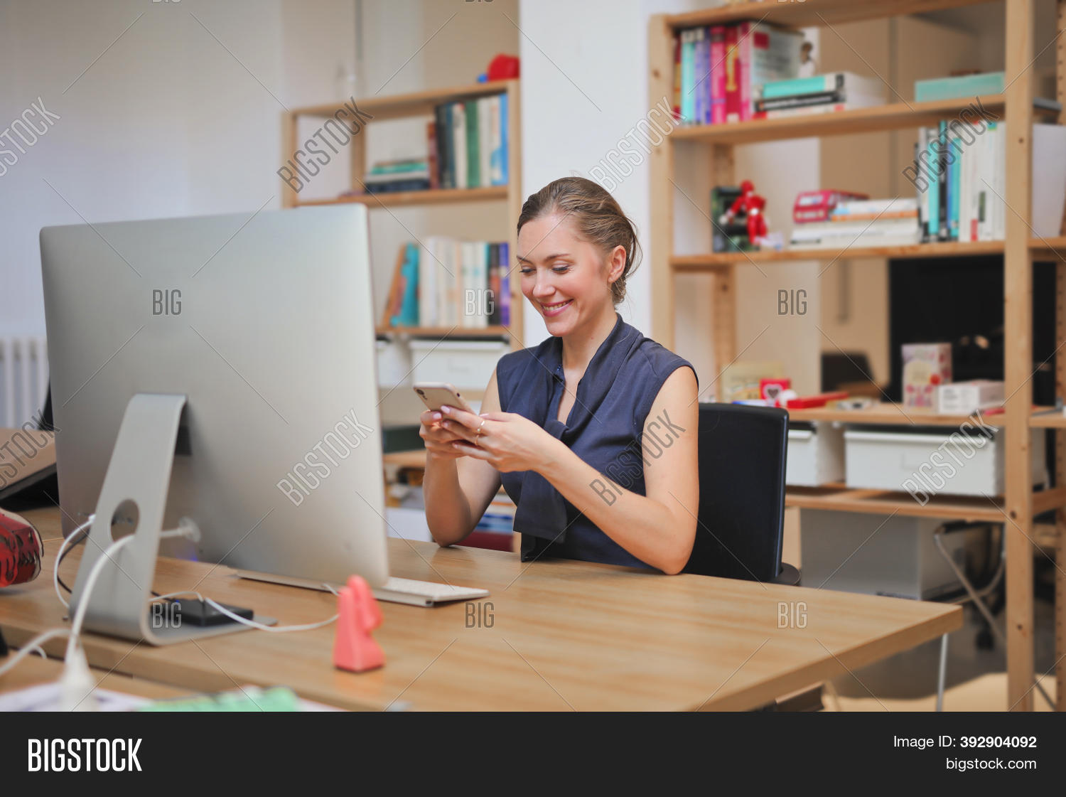 Young Woman Works Image & Photo (Free Trial) | Bigstock