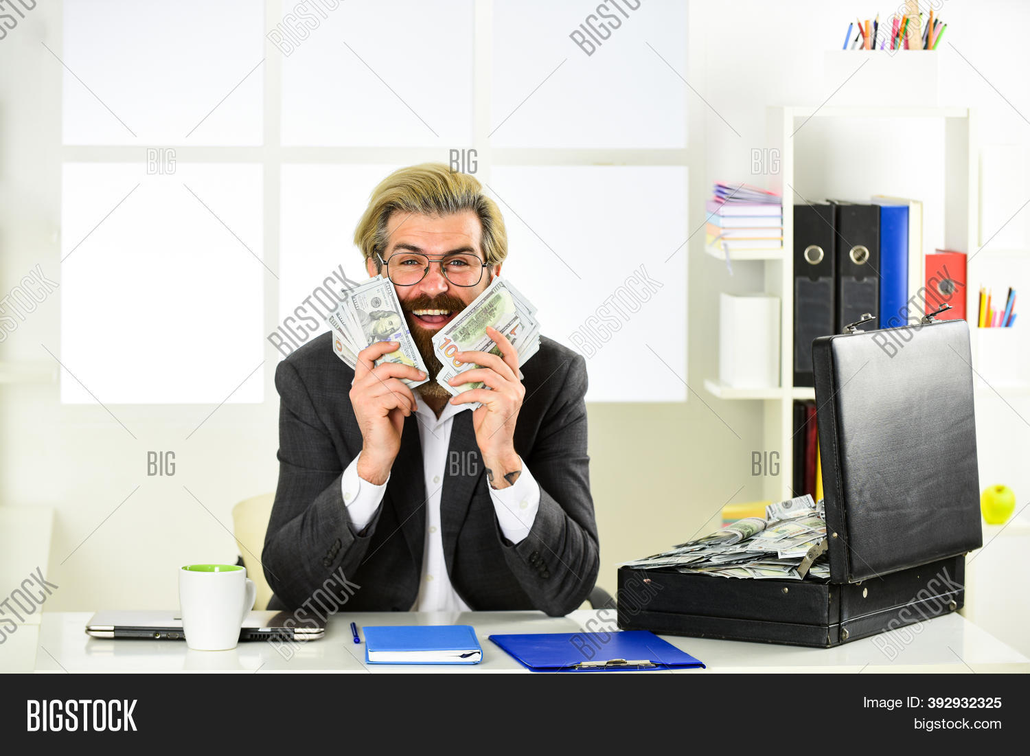 Happy Man Counting. Image & Photo (Free Trial) | Bigstock