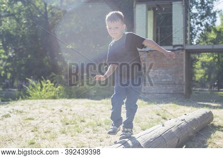 Little Boy Walking On Image & Photo (Free Trial) | Bigstock