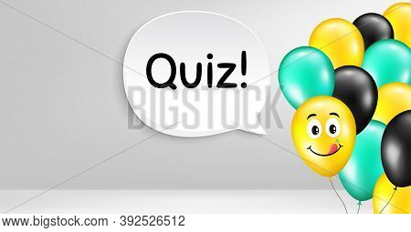 Quiz Symbol. Smile Vector & Photo (Free Trial) | Bigstock