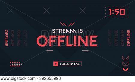Stream Offline Screen Vector & Photo (Free Trial) | Bigstock