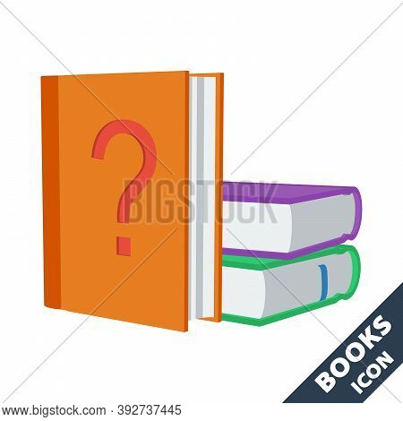 Stack Books Question Vector & Photo (Free Trial) | Bigstock