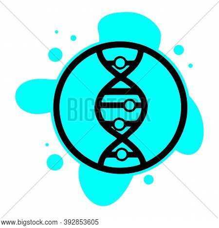 Dna Strand Icon Vector & Photo (Free Trial) | Bigstock