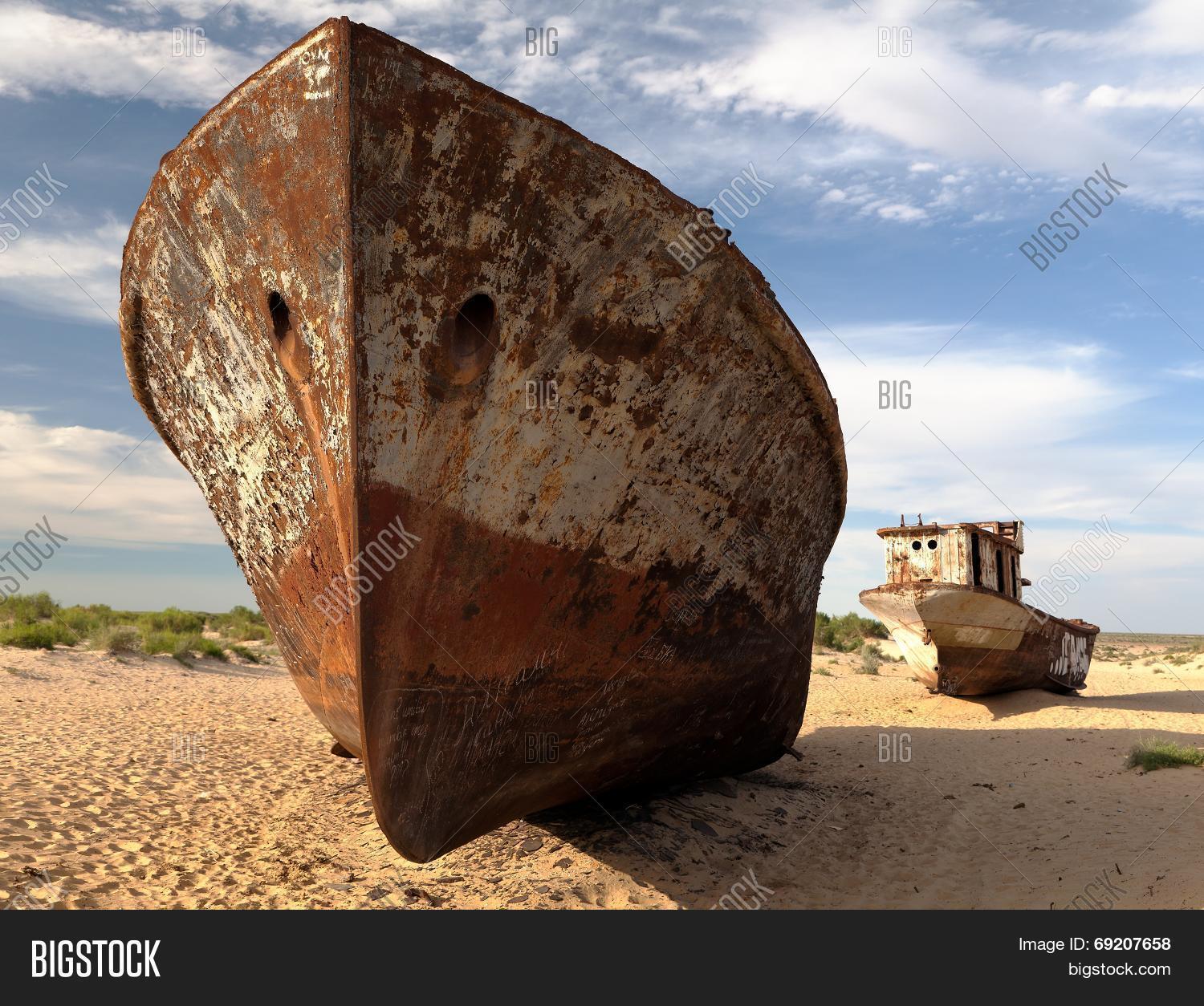 Boats Desert Around Image & Photo (Free Trial) | Bigstock