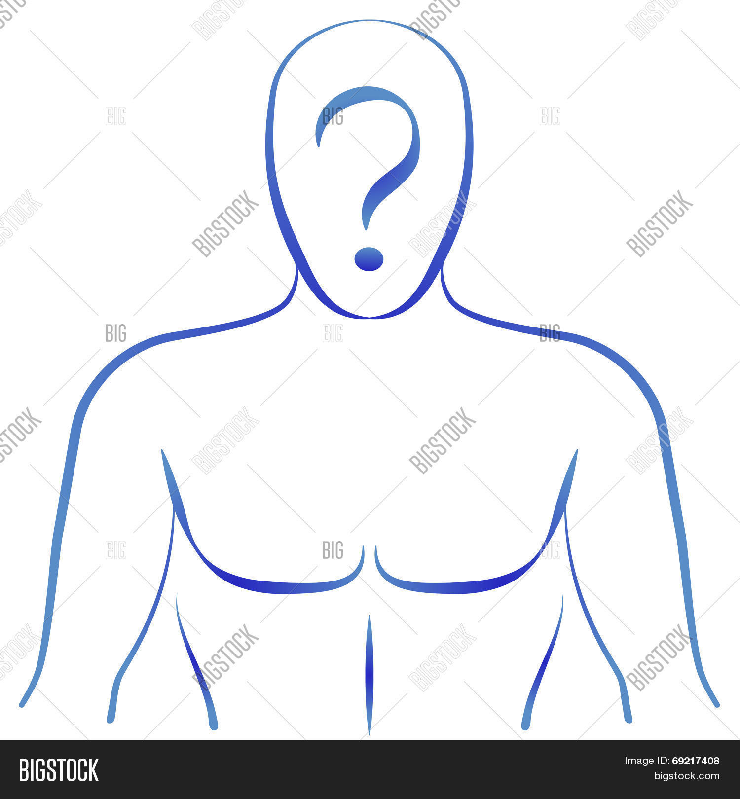 Man Question Mark Vector & Photo (Free Trial) | Bigstock
