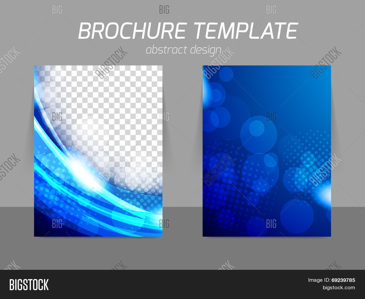 Blue Flyer Template Vector & Photo (Free Trial) | Bigstock