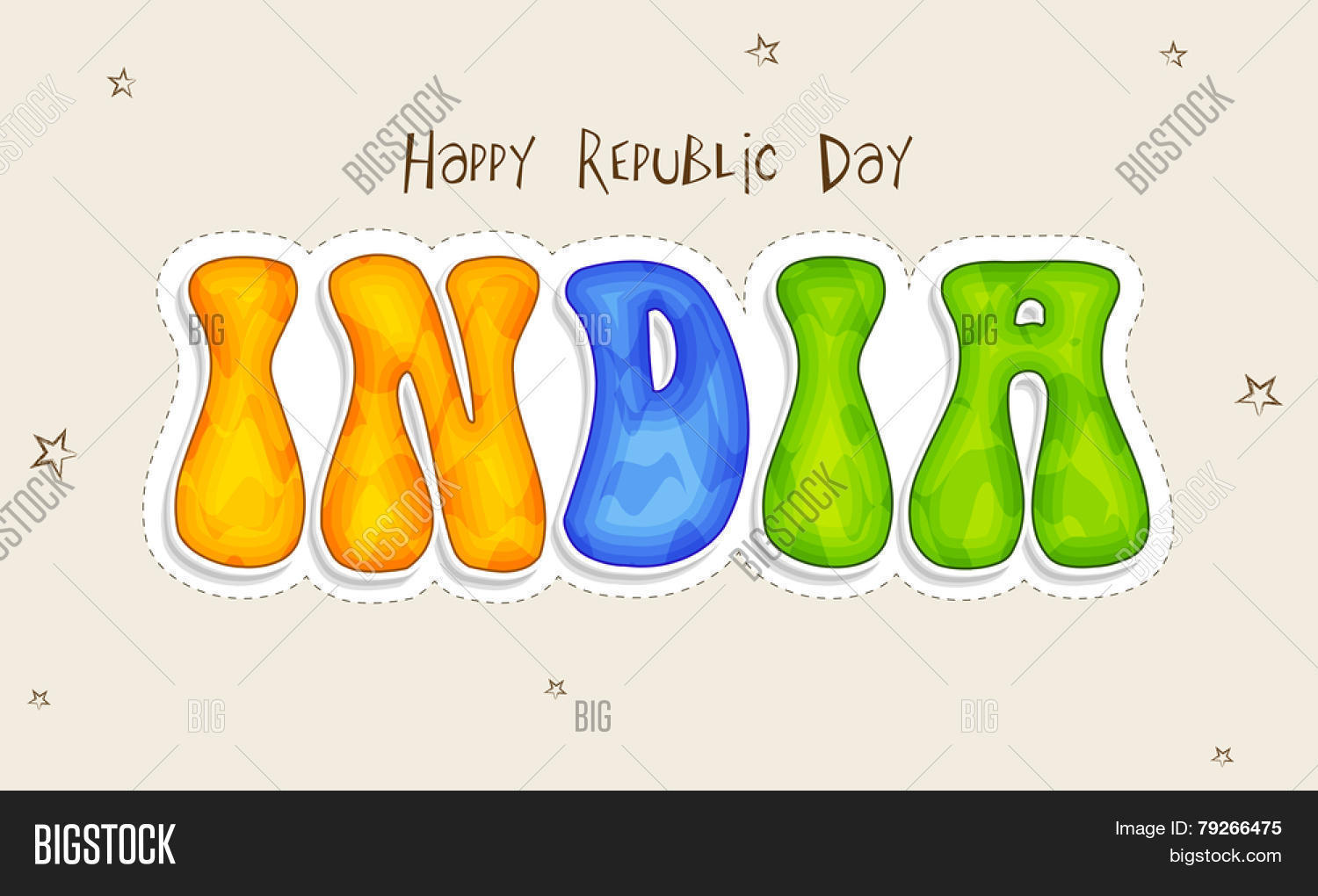 Stylish Text India Vector & Photo (Free Trial) | Bigstock