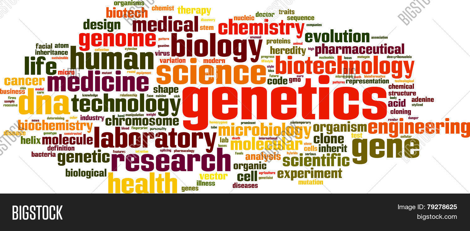 Genetics Word Cloud Vector & Photo (Free Trial) | Bigstock