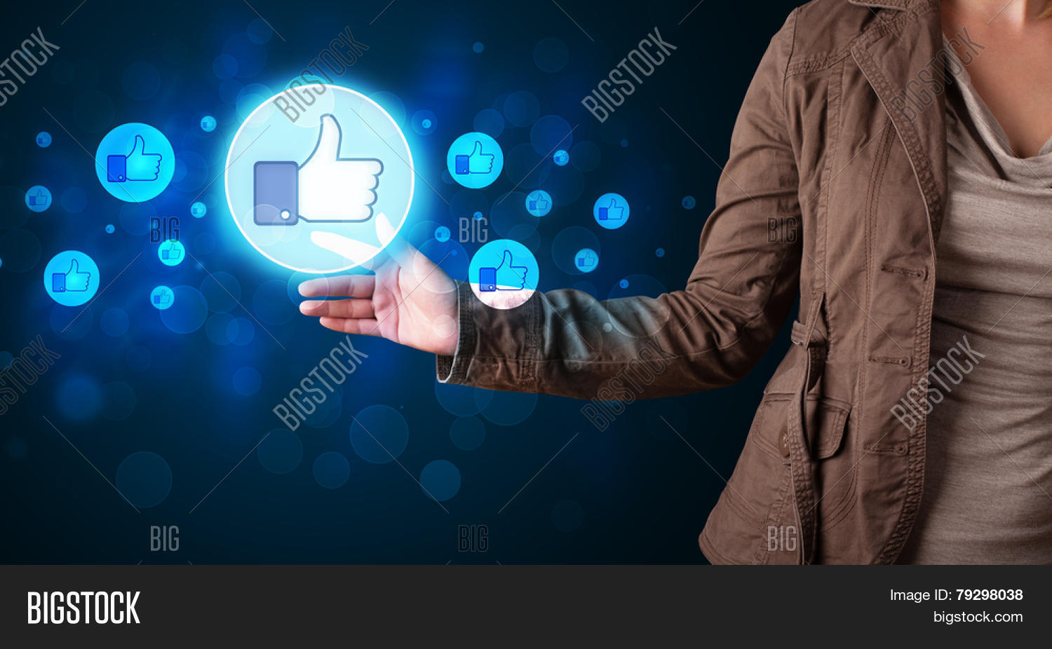 Young Person Pressing Image & Photo (Free Trial) | Bigstock