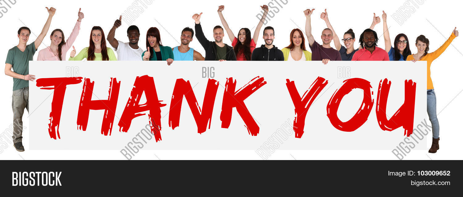 Thank You Sign Group Image & Photo (Free Trial) | Bigstock