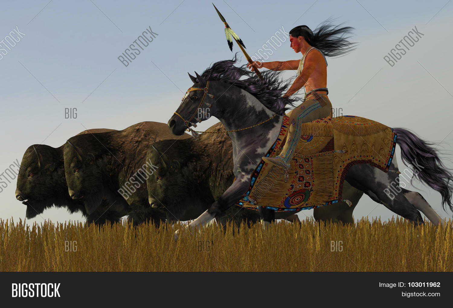 Indian Paint Horse Image & Photo (Free Trial) | Bigstock