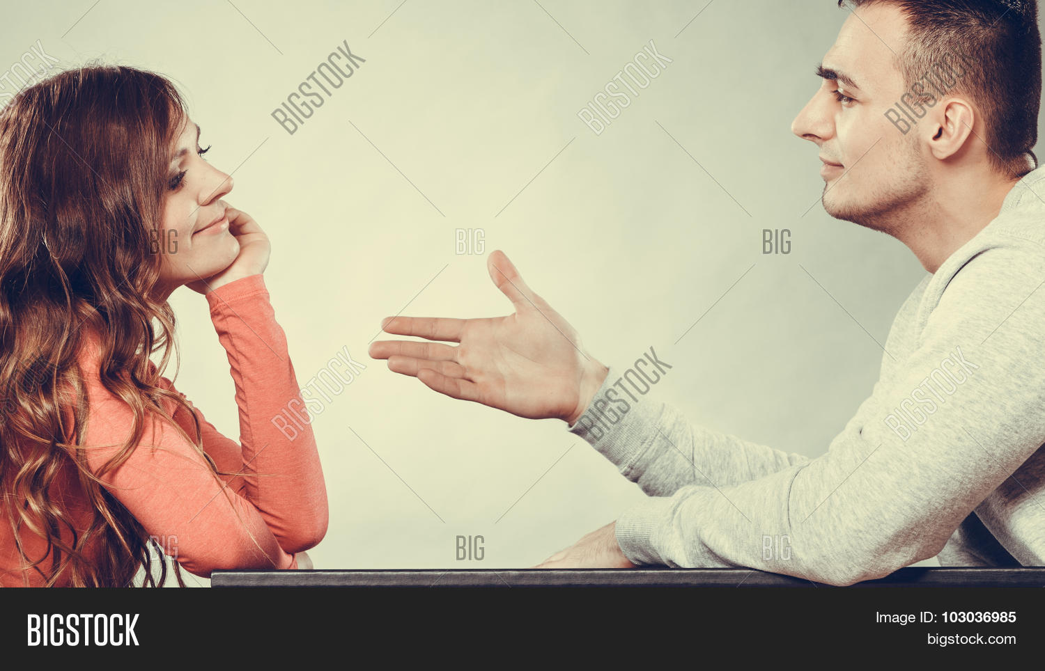 Man Trying Reconcile Image & Photo (Free Trial) | Bigstock